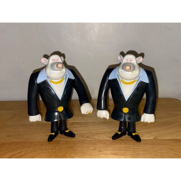 Dreamworks | Toys | Set Of 2 Flushed Away Whitey Rat Bobble 206 ...